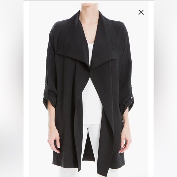 Max Studio | Jackets & Coats | Max Studio Plus Twill Long Coat | Poshmark